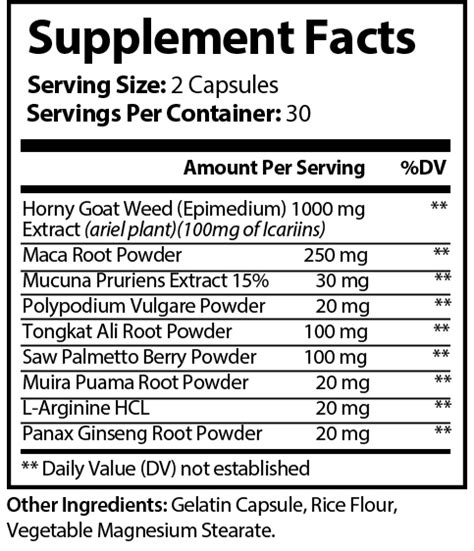 Horny Goat Weed Blend Nature S Wellness