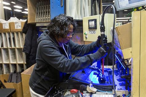 Car Dashboard Assembly Line Stock Image C0210146 Science Photo