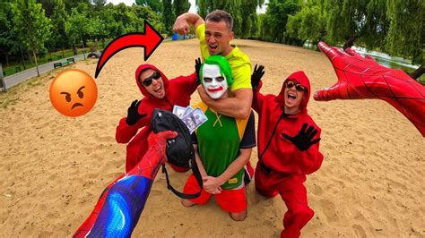 Bad Guys Escaping Angry Spider Man Dumitru Comanac Parkour Pov Chase