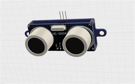 Hc Sr04超声波传感器mf Step 模型图纸下载 懒石网