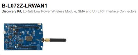 can stm32l072cz be used for lora do they have a l