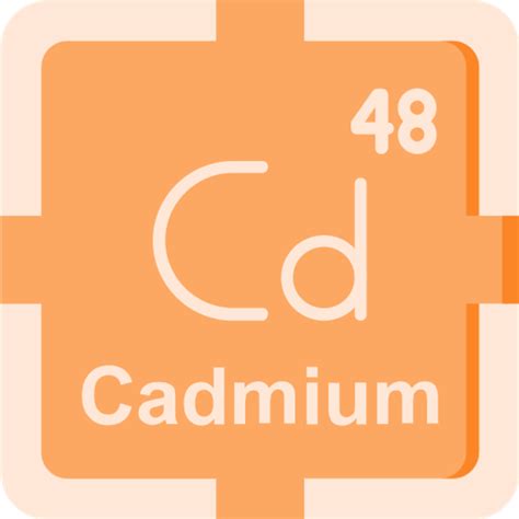 Cadmium Preodic Table Elements Chemistry Science Elemtens Icon Download On Iconfinder