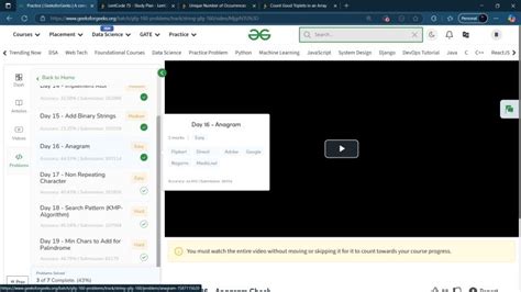 Gfg160 Gfg160 Gfg160 Geekstreak2025 Dsa Codingchallenge