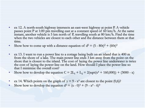 Ppt 61 Finding Optimal Values For Polynomial Rational And Composite Function Values