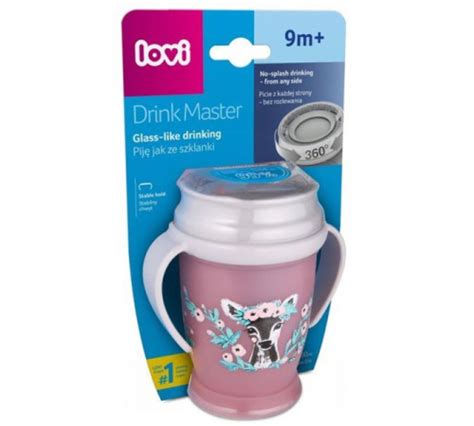Lovi Поильник с ручками 360 Wild Soul Girl, 9+, розовый, 250 мл ...