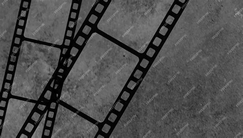 빈티지 올드 필름 릴 스트립 배경 무료 벡터