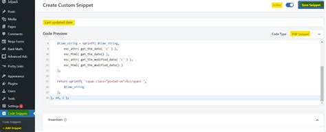 how to show last updated date on generatepress theme