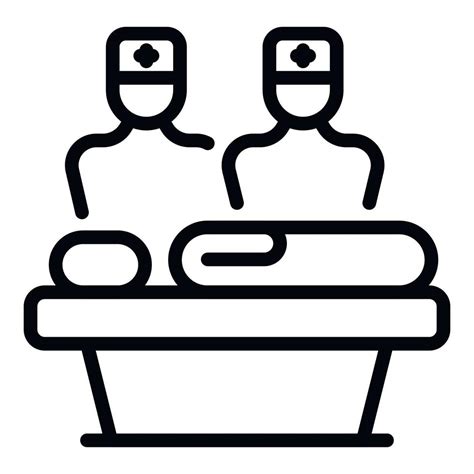 Cardiac Surgeon Clinic Icon Outline Vector Medicine Disease 21407839