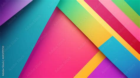 중간 청록색 파스텔 오렌지색 및 로얄 블루 색상을 갖춘 다채롭고 생생한 세 수평 배경 Stock Illustration Adobe Stock