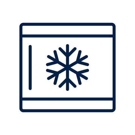 Premium Vector Refrigerator Electronic Icon Freezer Cold Design Illustration