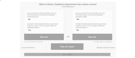 Example Of A Pairwise Ranking Question From The 1000minds Download Scientific Diagram