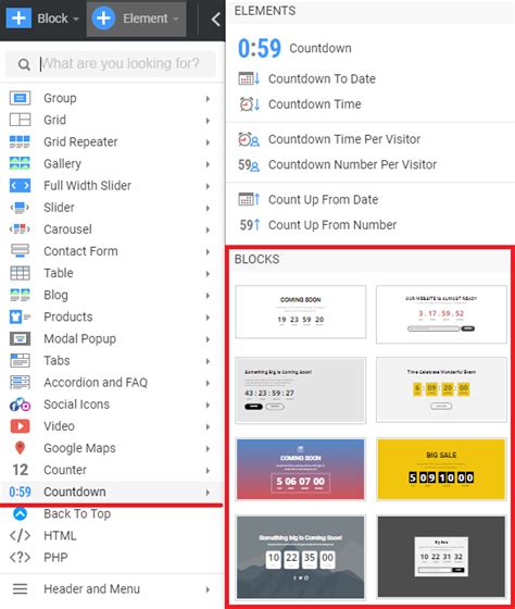 Nicepage December Hover Slider And Countdown Elements Nicepage Help Center