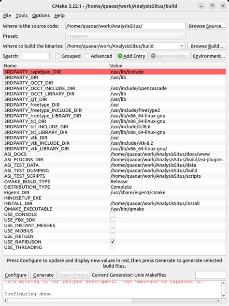 Analysis Situs Build On Linux