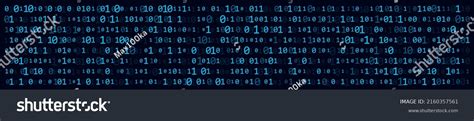 matrix technology background cyber security binary stock vector