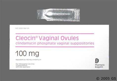 Cleocin Vaginal Suppository Generic Clindamycin Vaginal Prescriptiongiant
