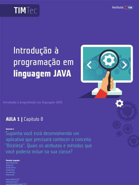 respostas dos exercicios java pdf classe programação de