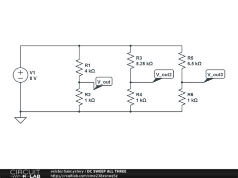 DC SWEEP ALL THREE CircuitLab
