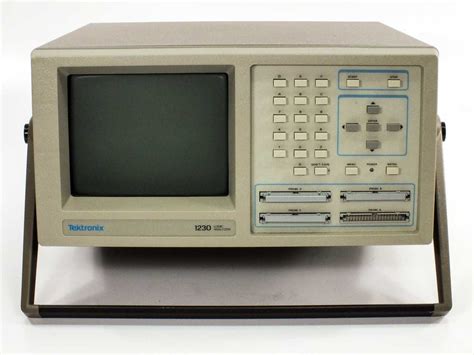 Tektronix 1230 Logic Analyzer With P6444 Text Leads Clips And Reference