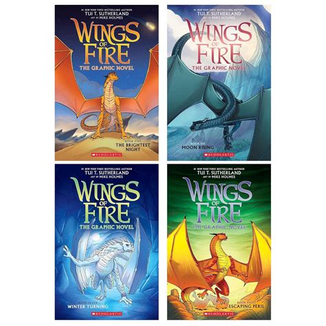 Wings Of Fire Graphic Novels Series Collection Set Graphix Books 5 8