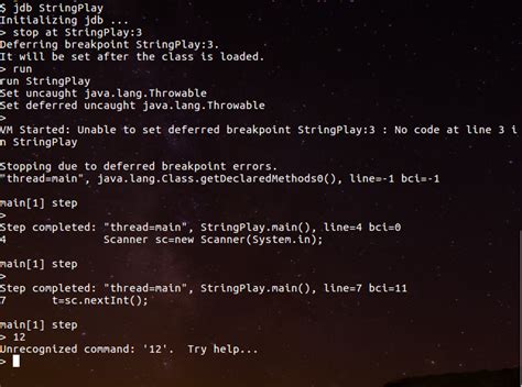 Ubuntu How Can I Set Value In Variable Using Scanner Class Object