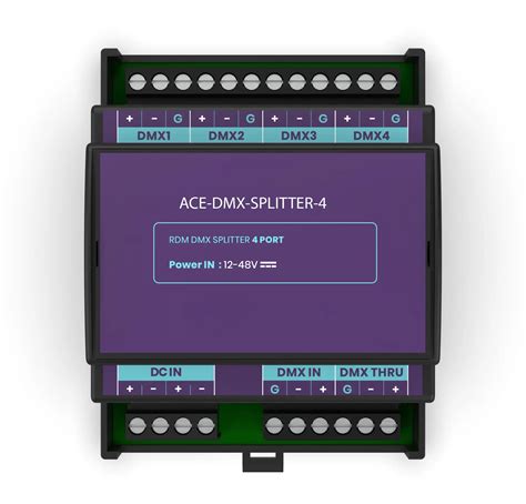 Dmx Splitter 4 Output Ace Illuminations