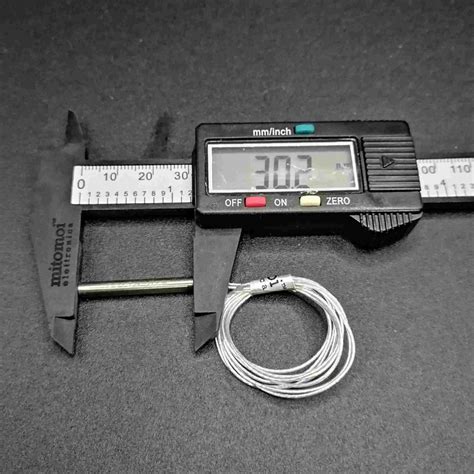 Sonda Pt100 Sensore Di Rilevamento Temperature 20°c 450°c 500mm Per Arduino