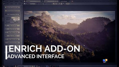 Enrich Add On For Blender Sneak Peek Advanced Interface Blender