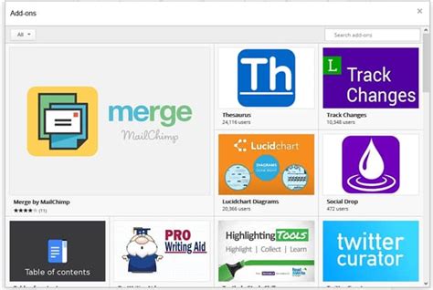 Google Docs Now Comes With Add Ons
