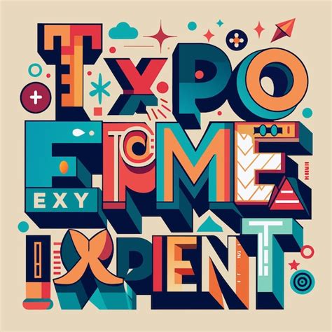 premium vector various typo time designs on display featuring