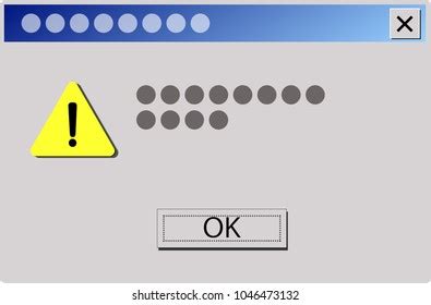 Windows Error Message Images Stock Photos D Objects Vectors Shutterstock