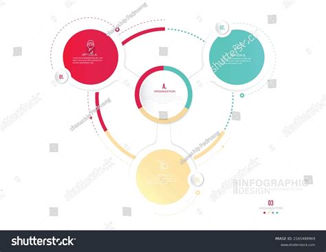 Infographic Circle Process Chart Vector Diagram Stock Vector Royalty Free