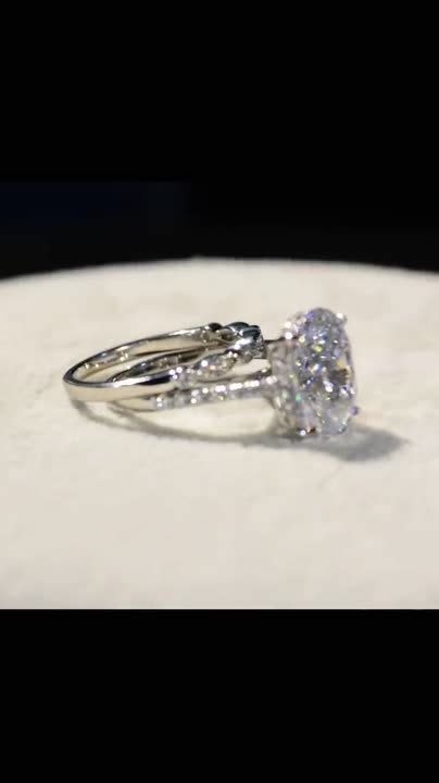 Jewelryay On Linkedin Jewelryay Radiant Engagement Ring 4ct 9 13 925 Silver High Carbon Diamond…