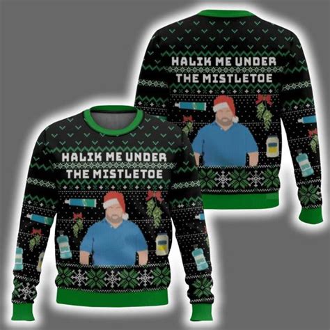 90 Day Fiance Big Ed Halik Me Under The Mistletoe Ugly Christmas Sweater