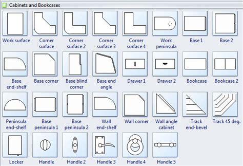 What Are The Different Kitchen Floor Plan Symbols Floorplans Click