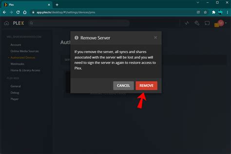 How To Delete A Plex Server