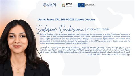 Meet Sabrine Dachraoui One Of Our Inspiring Ypl Cohort Delegates 🌍 As