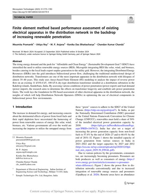 Finite Element Method Based Performance Assessment Of Existing