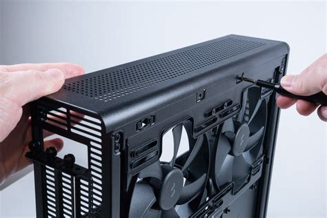 fractal ridge slimline mini itx case review pc perspective