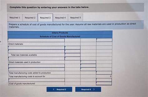 Solved 1 Compute The Unadjusted Cost Of Goods Sold For The