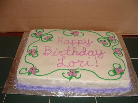 Purple Flower Sheet Cake Cake Sheet Cake Flower Sheets