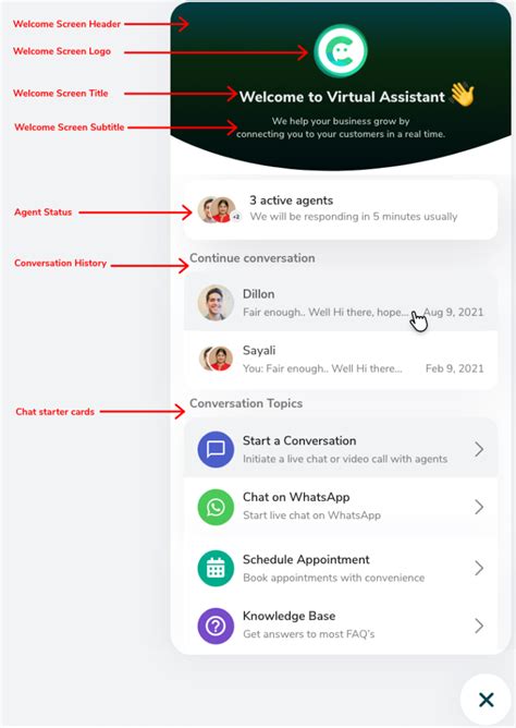 Settings Widget Settings Weconnectchat