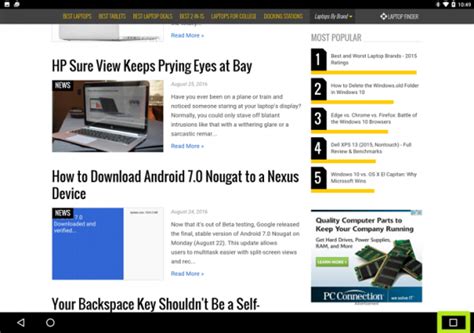 How To Use Multi Window View In Android Nougat Laptop Mag