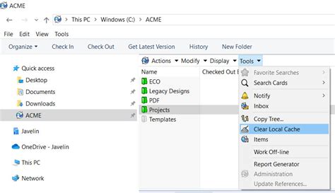 Solidworks Pdm Vault View Grey Folder And Local Files