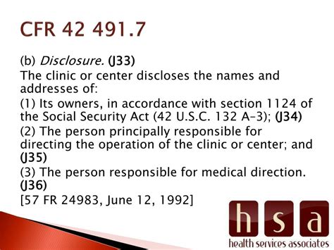 Ppt Rhc Organizational Structure And Staff Responsibilities Cfr 42