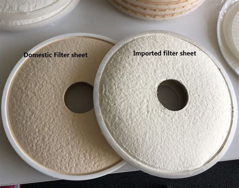 Lenticular Filter Made Of Depth Filter Sheets For Wine And Beer Filtration Washable Lenticular