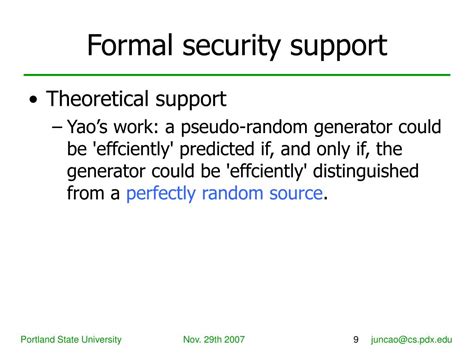 Ppt Hsc Building Stream Cipher From Secure Hash Functions Powerpoint