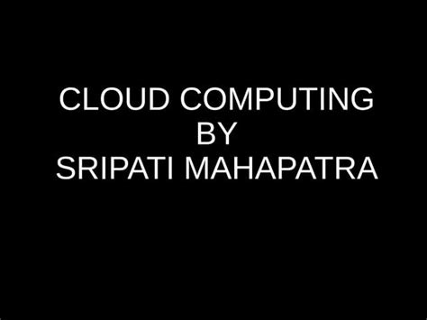 Cloud Computing Pptx
