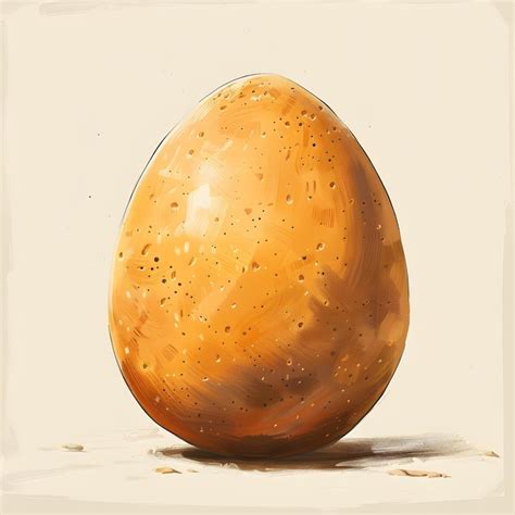 Illustrated Egg Symbolizing Execution Application And Realization In