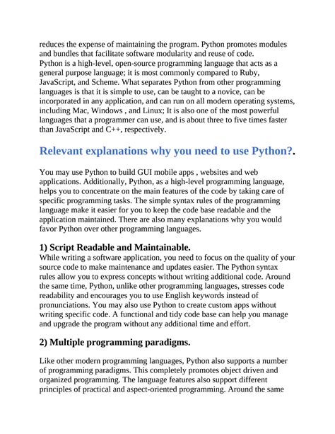Solution Robert Kean Python For Absolute Beginners Everything You Need