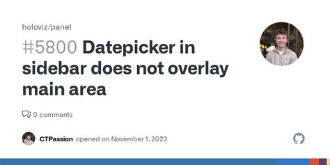 datepicker in sidebar does not overlay main area · issue 5800